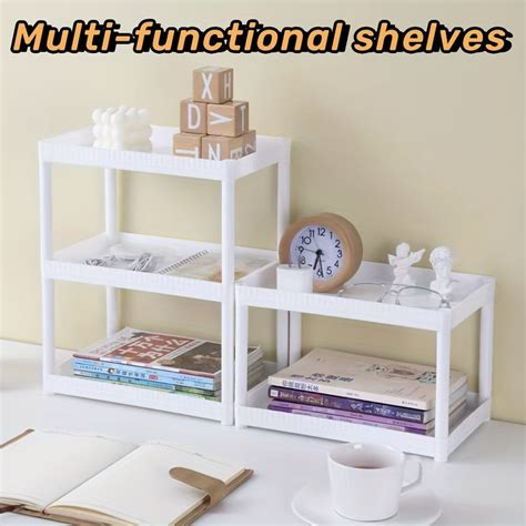 Pc New Desktop Storage Shelf Creative Kitchen Bathroom Shelf Simple Dormitory Dresser