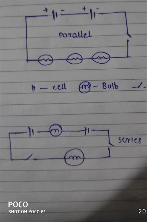 Diagram Of Series And Parallel Circuit Using Electrical Symbols