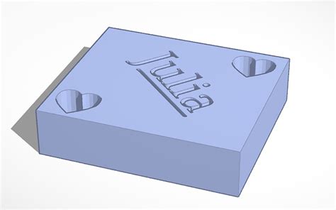 3d Design Julia Tinkercad