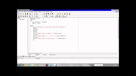 Dev Pascal Tut A Basic Calculator Youtube
