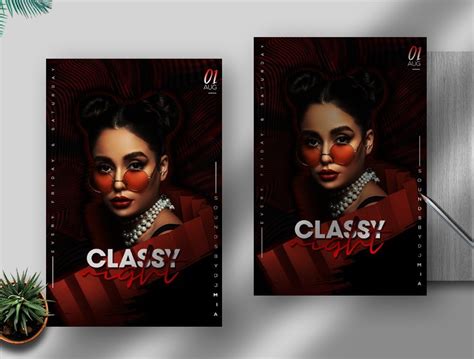 Free Classy Night Flyer Template In Psd Psdflyer