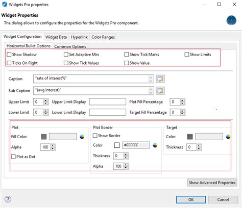 Horizontal Bullet Widget Visualization Example In Jasper Reports 642