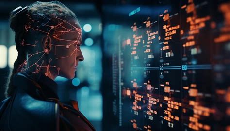 Premium Ai Image Automation Data Analytic With Robot And Digital