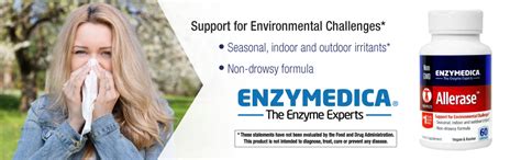 Amazon.com: Enzymedica, Allerase, Non-Drowsy Enzyme Supplement to Help ...