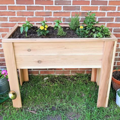 How To Build A Diy Raised Garden Bed With Legs