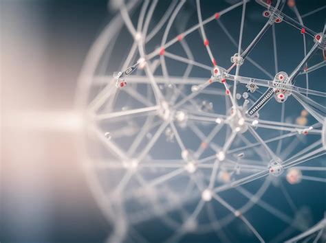 Premium Ai Image Technology Plexus Network Concept