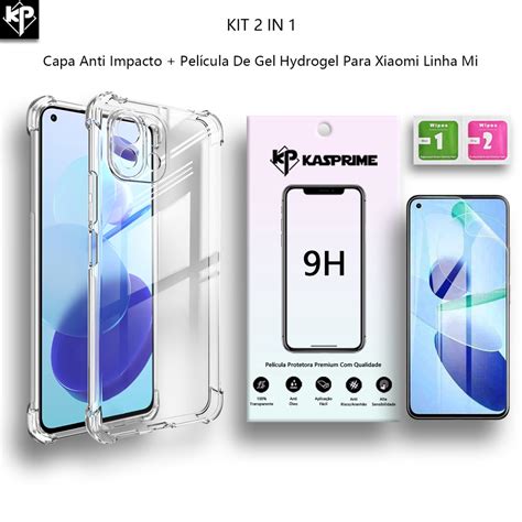 Capa Case Capinha Anti Impacto Pel Cula De Gel Silicone Hydrogel Para Xiaomi Mi Shopee Brasil