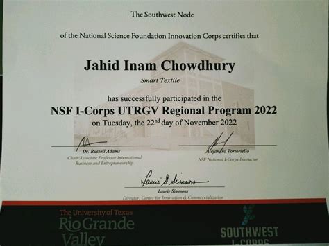 Jahid Inam Chowdhury On Linkedin Science Innovation Nsf Utrgv Industry Businessanalyst