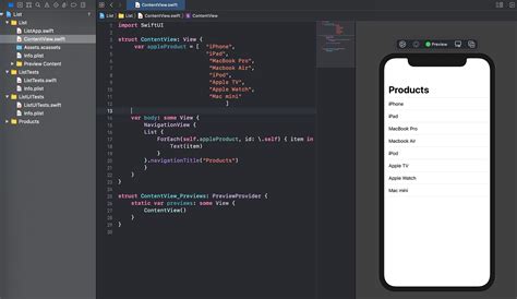 swiftui list example iosdevcenter create uitableview using storyboard