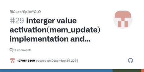 interger value activation mem update implementation and project