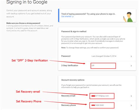 How To Set Google Account Recovery Email And Recovery Phone