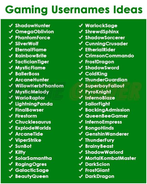800 Gaming Usernames Ideas Name Guider