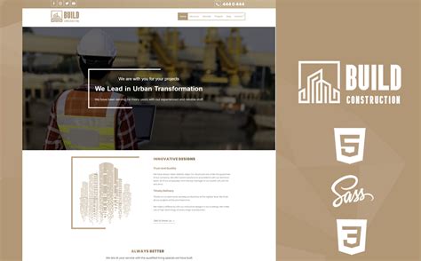 Build Construction Creative Html5 And Css3
