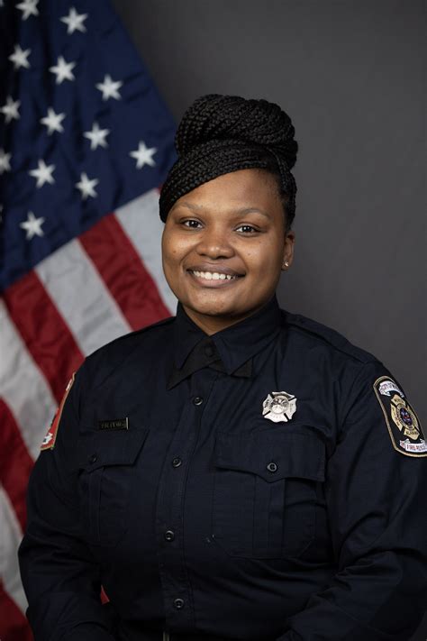 Damonique Evans Named July Firefighter Of The Month