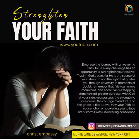 Strengthen Your Faith Postermywall