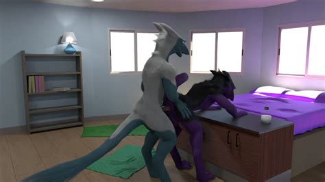 Rule 34 Anal Anal Sex Bed Bed Sheet Bedding Bedroom Bent Over Book Bookshelf Consensual Duo