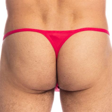 Lhomme Invisible Candy Floss Striptease Swim Thong Candy Pink