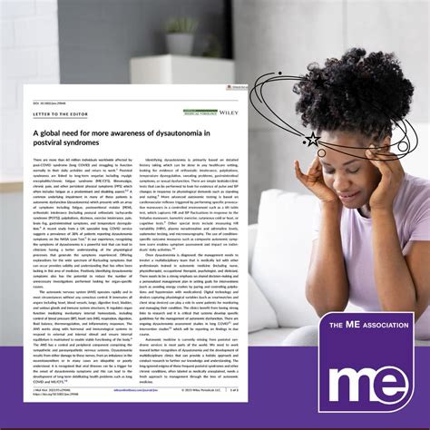 Autonomic Dysfunction The Me Association