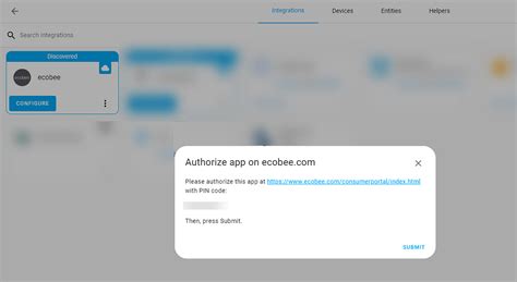 How I Can Reset Ecobee Integration Frontend Home Assistant Community