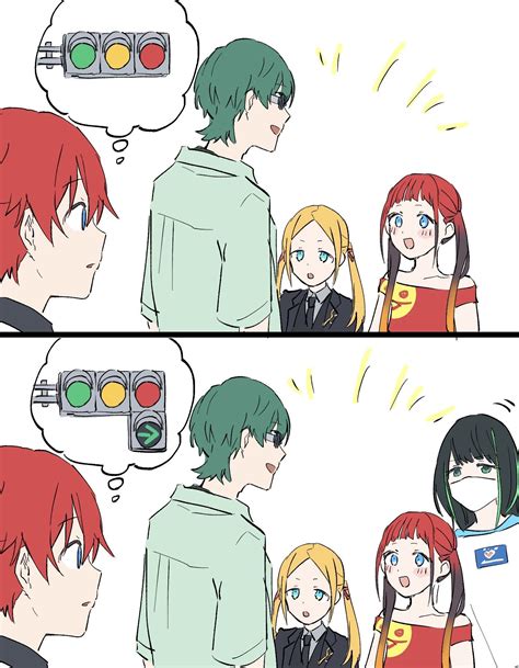 Hibiki Yuuta Asukagawa Chise Utsumi Shou Hassu And Borr Gridman Universe And 1 More Drawn