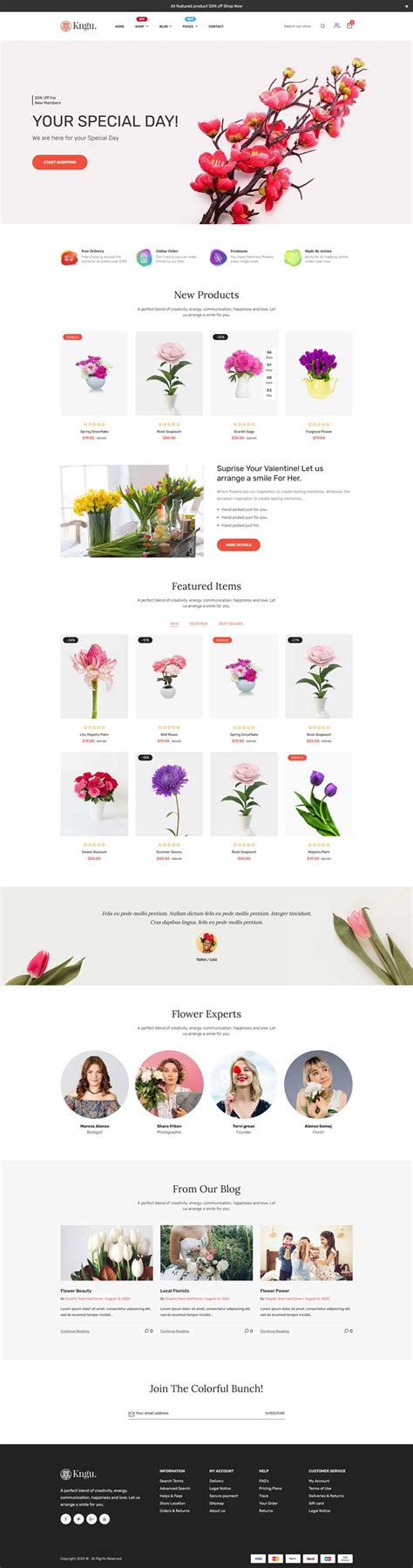 鲜花电商网站模板，html5商城版，轻松打造网上花店新体验 墨鱼部落格