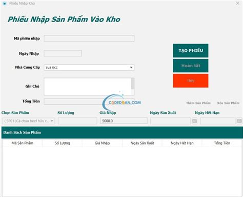 Phần Mềm Java Swing Quản Lý Cửa Hàng Bán Thực Phẩm