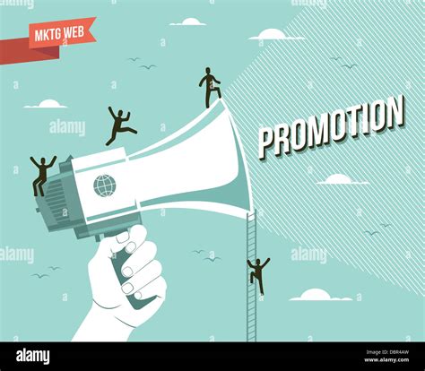 Web Marketing Promotion Illustration This Vector Illustration Is