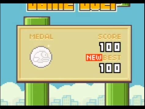 flappy bird high score 100