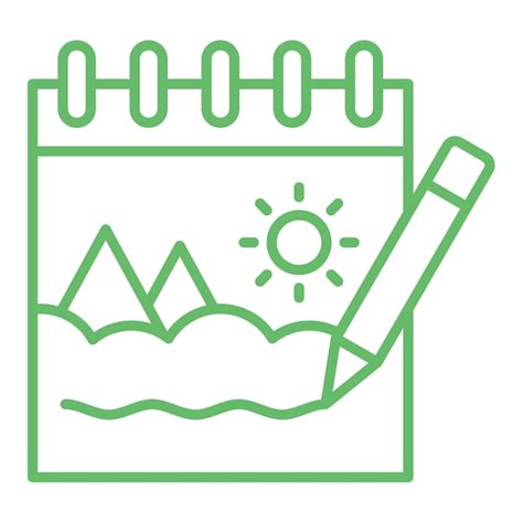 Premium Vector Sketchbook Icon