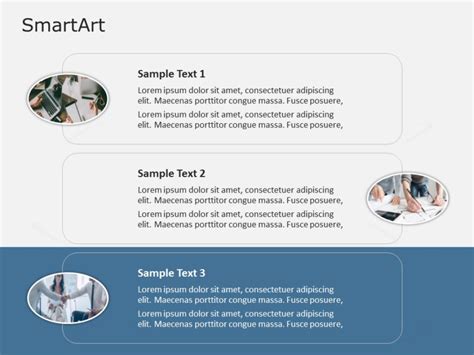 SmartArt List Vertical Block Steps SlideUpLift