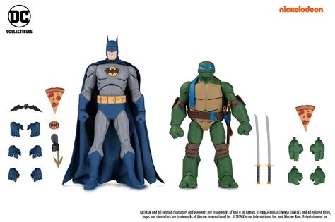 Gamestop Exclusive Batman Vs Tmnt 2 Packs By Dc Collectibles The