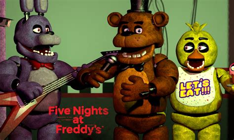 Sfm Fnaf 1 Show Stage Animatronics By Idrawstuff7383 On Deviantart