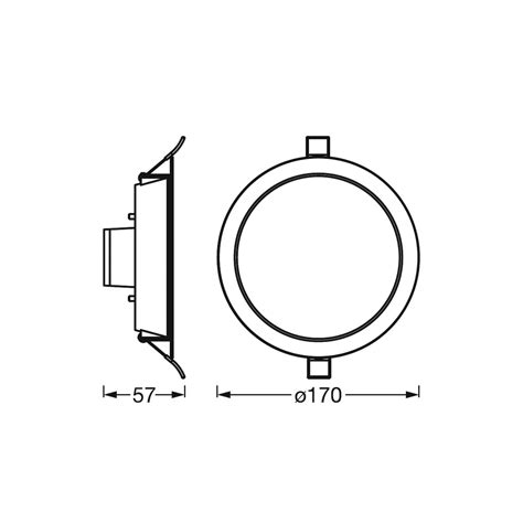 Ledvance Smart Wifi Spot Led Upotettava Valonheitin 110° Nettilamppu Fi