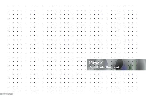 그리드 용지입니다 흰색 배경에 점선 격자 추상점 투명 일러스트레이션과 점 학교 카피북 노트북 일기 노트 배너 인쇄 책에 대한 흰색 기하학적 패턴 점박이에 대한 스톡 벡터