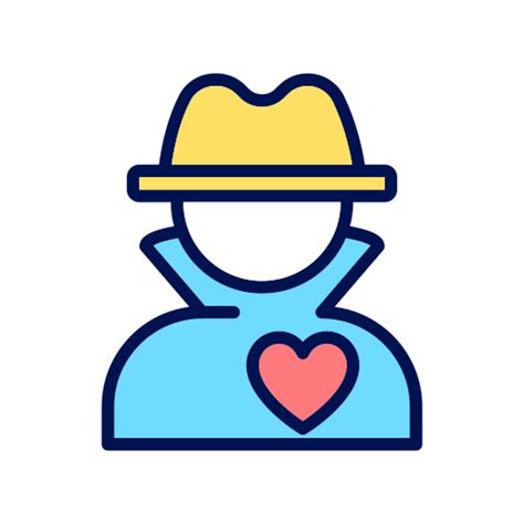 Anonymous Generic Outline Color Icon