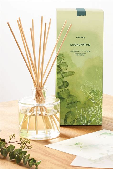 Thymes Eucalyptus Reed Diffuser An Ideal T For The Eucalyptus Fan This Lively Reed