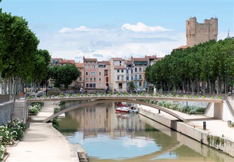 El Canal De La Robine En Narbonne Canal Du Midi
