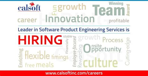 Calsoft On Linkedin Be The Part Of Worlds Leading Software Product Engineering Services…