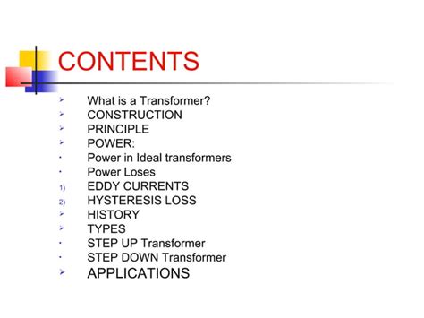 Transformer Ppt