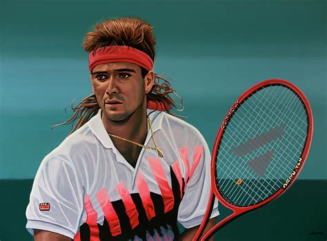 Andre Agassi Painting Painting By Paul Meijering Pixels