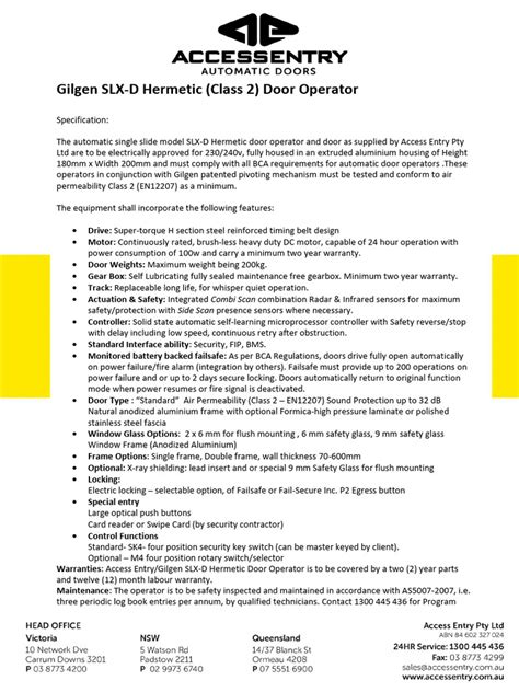 60484d568ff8ed697c60e283 Gilgen Slx D Hermetic Operator Specification