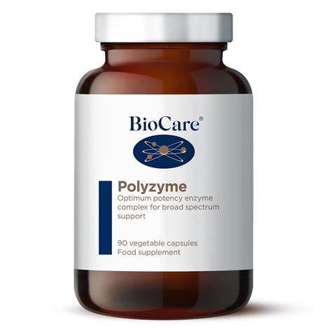 Biocare Polyzyme 90 Capsules Health Plus Living