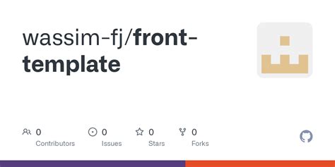 GitHub Wassim Fj Front Template