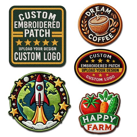 Personalized Logo Embroidery Custom Embroidered Patch Logo Logo Embroidered Patch