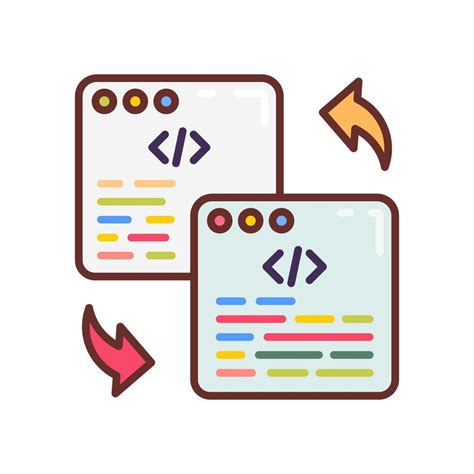 Code Refactoring Filled Icons Illustration 52642250 Vector Art At Vecteezy