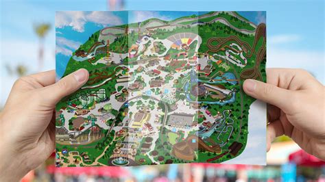 Six Flags Hurricane Harbor Map 2022