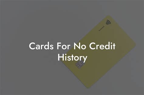 Cards For No Credit History Flik Eco