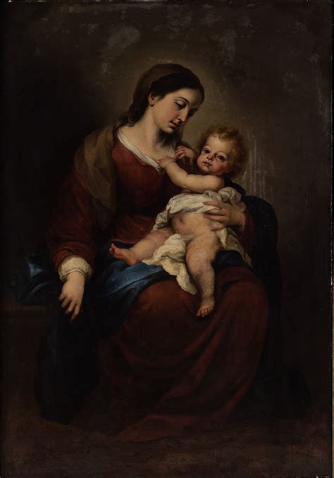 BartolomÉ Esteban Murillo After Oil On Relined Canvas 1575 X 1095 Cm Unsigned Bukowskis