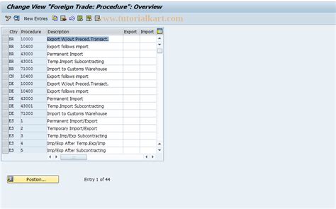 OVE6 SAP Tcode NULLC RV Table T616 NULLExp Import Proced NULL