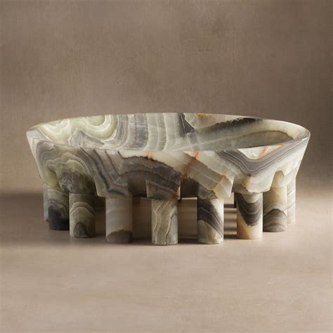 Luxury Pomona Stone Bowl Large Green Onyx Default Title Studio H
